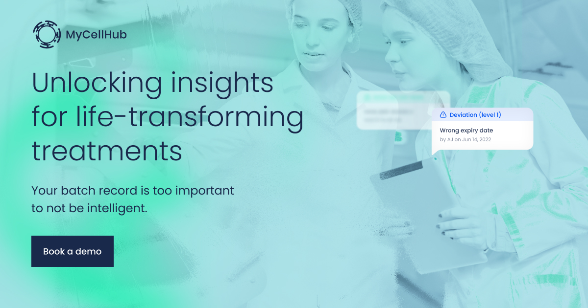 MyCellHub | On a mission to make batch records intelligent